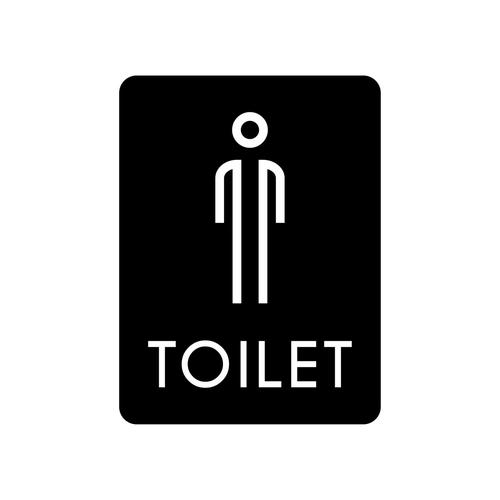 Jual RAMBU PLANG TOILET PRIA 15CM X 20CM AKRILIK - Kota Bandung ...