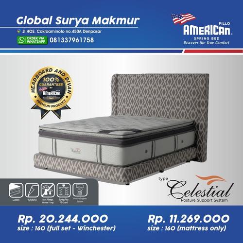 Jual American Pillo Matras Kasur / Spring Bed Set Type Celestial ...