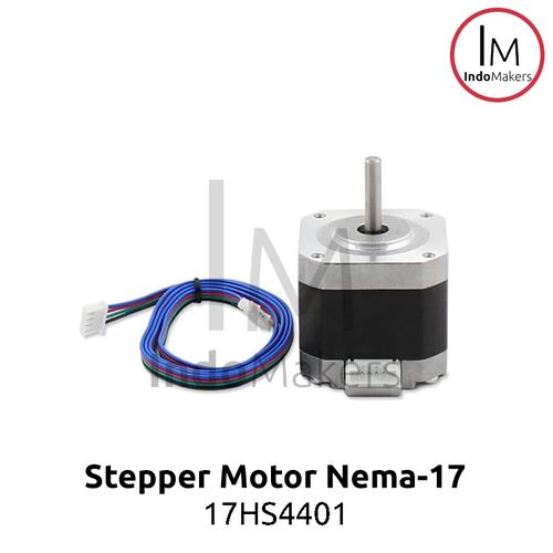 Jual Nema 17 Stepper Motor 17HS4401 1.8Deg 1.5A 40Ncm For CNC / 3D ...