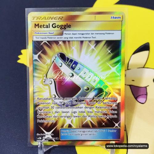 Promo Pokemon Metal Goggle UR FA Foil Kartu Pokemon TCG Indonesia ...