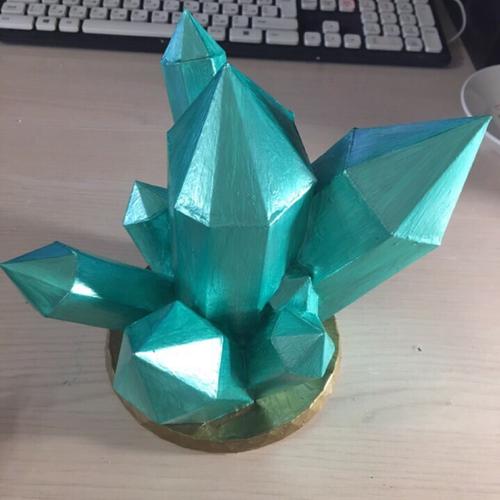 Jual Low Poly Giant Crystal Papercraft - Kab. Bekasi - Papercraft ...