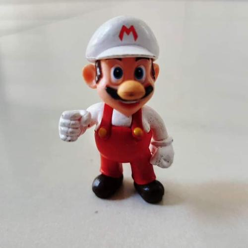 Jual mainan figure super mario fire mini statue detail tinggi sekitar 1 ...
