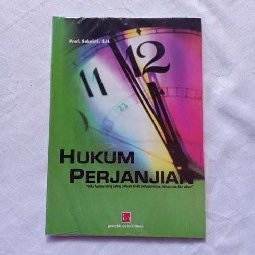 Jual HUKUM PERJANJIAN. by Prof. Subekti, S.H. - Jakarta Utara - UD GYEL ...