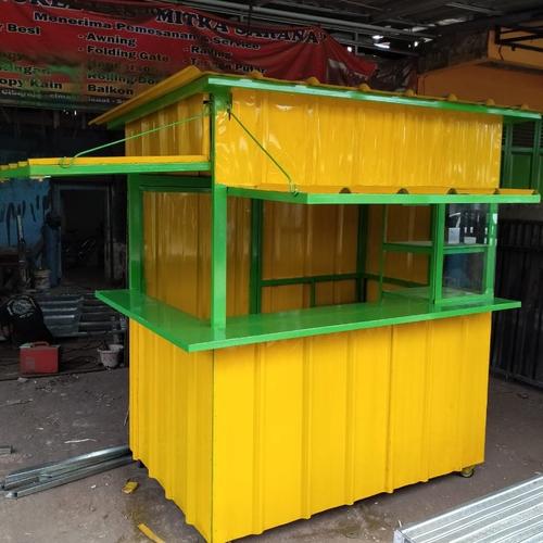 Jual gerobak booth kontainer roda pameran warung kekinian - Hitam - Kab ...