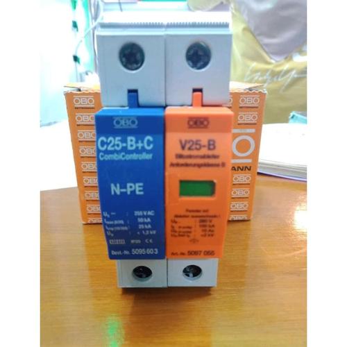 Jual SURGE ARRESTER OBO V25-B + NPE C25-B+C 1PHASE + N-PE 100KA ...
