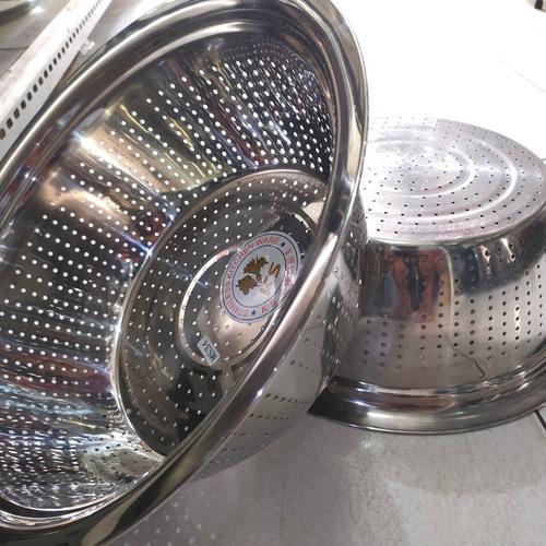 Jual Baskom Stenlis Bolong bahan Tebal Diameter 30cm - Ukuran 28cm ...