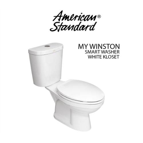 Jual KLOSET DUDUK AMSTAD | AMERICAN STANDART MY WINSTON WHITE (SET ...