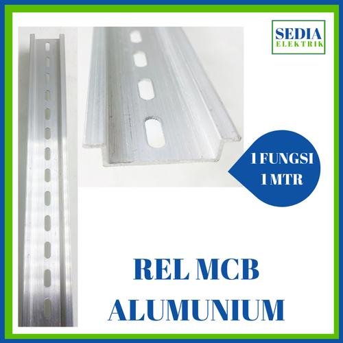 Jual Rel MCB Rail MCB Rel Alumunium 1 Fungsi Tebal Panjang 1Mtr - Kota ...