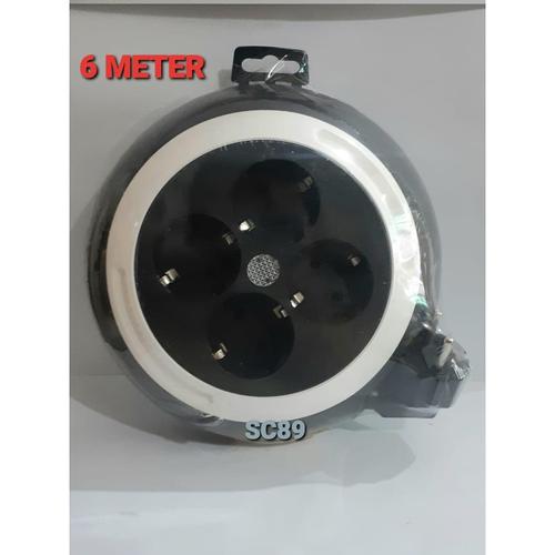 Jual TERMINAL COLOKAN KABEL ROLL STOP KONTAK YUNIOR 4 LUBANG KABEL 6 ...