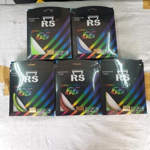Jual SENAR RAKET - BADMINTON RS SPECTRUM 66 WARNA RAINBOW ORIGINAL ...