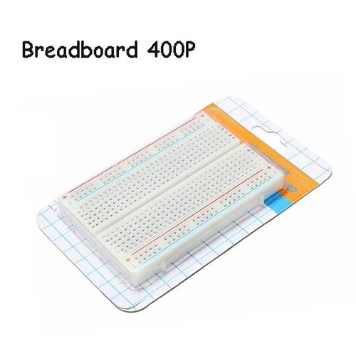 Jual Breadboard 400 Point Hole Solderless PCB Bread Board Projectboard ...