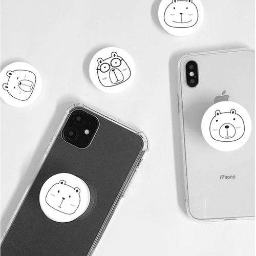 Jual Pop Socket HP Cute Bear | Griptok Cute Bear | Pop Socket Acrylic ...