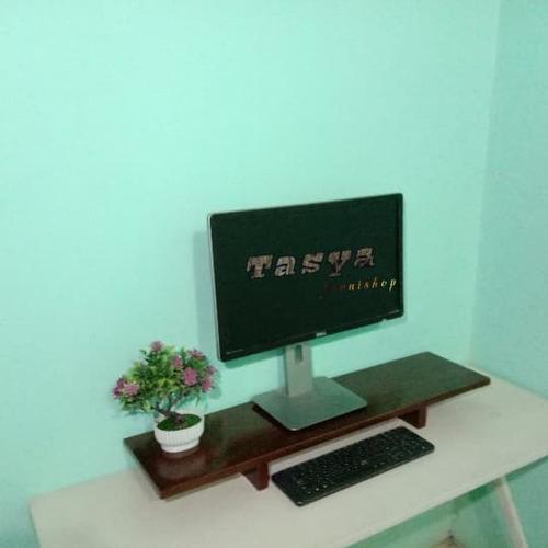 Jual Aiko stand stand monitor / alas monitor / meja monitor - natural ...