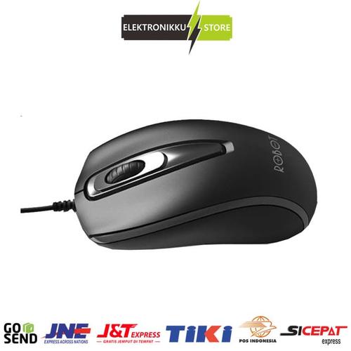 Jual Mouse USB Robot M110 Wired Optical Mouse PC Komputer Laptop - Kota ...