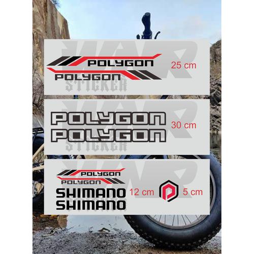 Jual Sticker Sepeda Polygon custom modifikasi - putih aja - Kab ...