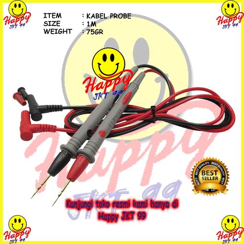 Jual HIGH QUALITY kabel multimeter bagus multitester cable lead probe ...