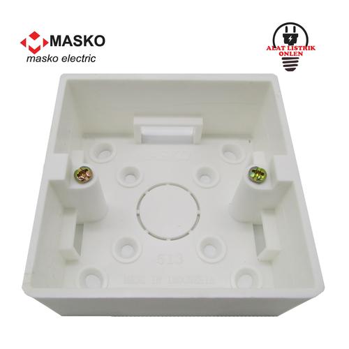 Jual MASKO Inbowdus IB/ OB/ Inbodus/ Inbow Dus/ Kotak Saklar Segi Putih ...