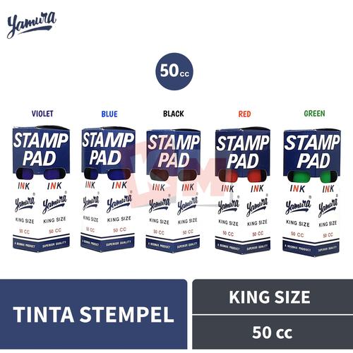 Jual Stamp Pad Ink / Refill Tinta Stempel Yamura King Size 50 cc ...