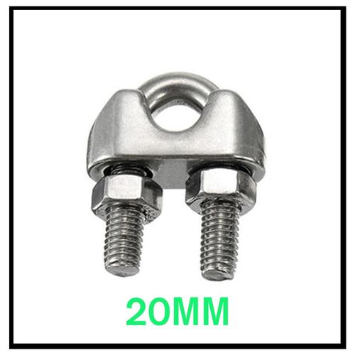 Jual Wire Rope Clip Stainless Steel 20mm Cable Clamp Kuku Macan 20mm ...