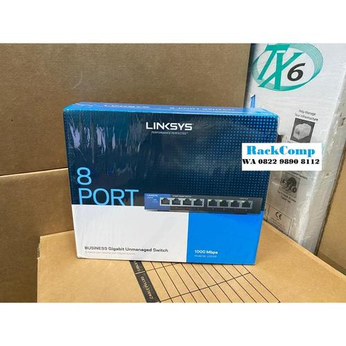 Jual Switch HUB LINKSYS 8 PORT Gigabit 1000mbps Unmanaged Switch 8Port ...
