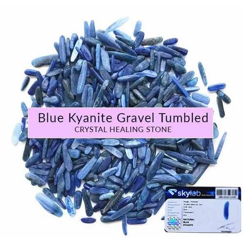 Jual Blue Kyanite Gravel Tumbled Crystal Healing Stone (BC07) - Jakarta ...