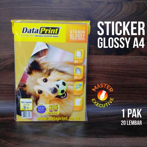 Jual Data Print Sticker Glossy Paper 135 gsm A4 / DP-SGP-135-A4 Data ...