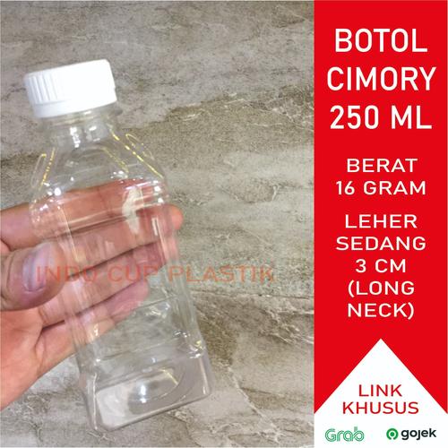 Jual Botol Cimory 250 ml / Botol Plastik 250 ml (16gr) - Putih, PACKING ...