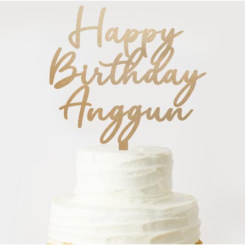 Jual TOPPER KUE CUSTOM / CUSTOM CAKE TOPPER / TOPPER HAPPY BIRTHDAY ...
