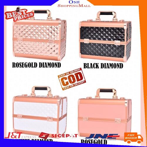 Jual NEW ARRIVALS KOTAK MAKEUP BOX MAKEUP BEAUTY CASE TEMPAT KOSMETIK ...
