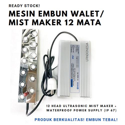 Jual FLASH SALE! MIST MAKER WALET 12 MATA, MESIN PEMBUAT EMBUN ...