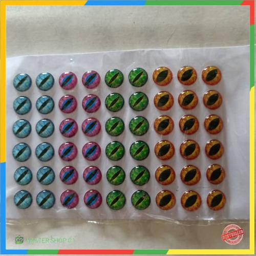 Jual Mata 3d lure motif raptail stiker mata ikan - 7 mm - Kota Jambi ...
