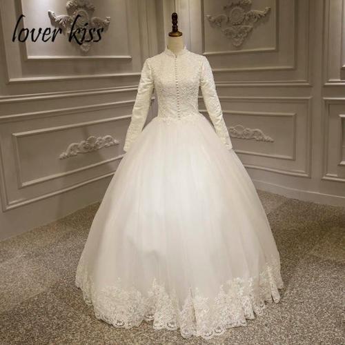 Jual Long Sleeve Wedding Dress Bridal Gown - Putih, S - Kab. Tangerang ...