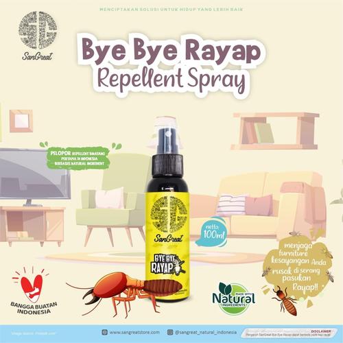 Jual SanGreat Bye Bye Rayap anti rayap pengusir rayap spray 100 ml ...