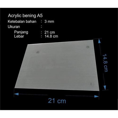 Jual ACRYLIC KACA MIKA /ACRYLIC A5 3mm/ AKRILIK POSTER / AKRILIK LEMBARAN - Kab. Badung ...