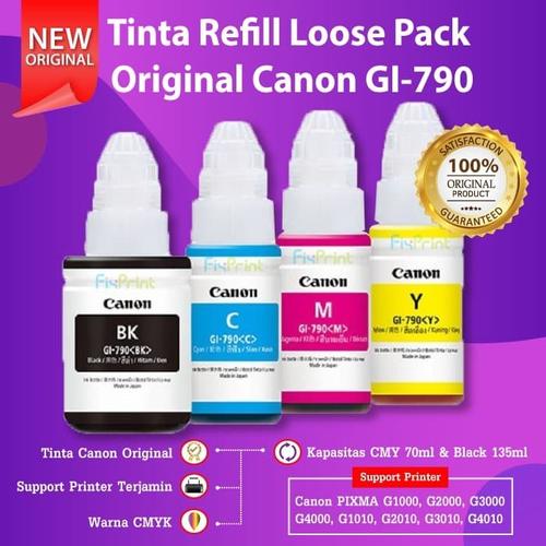 Jual TINTA PRINTER CANON G1010 G2010 G3010 G1000 G2000 BLACK COLOR ...