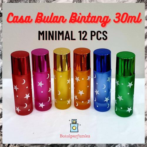 Jual BOTOL PARFUM KOSONG SPRAY KACA 30 ML (CASA BINTANG 30 ML) - Kota ...