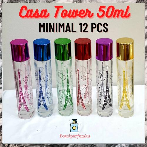 Jual BOTOL PARFUM KOSONG SPRAY KACA 50 ML (CATUR TOWER 50 ML) - Kota ...