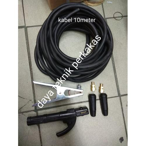 Jual KABEL LAS SET 10M - STANG LAS SET - STANG MASA SET - KABEL LAS 35M ...