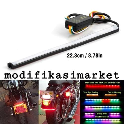 Jual LED BAGASI RGB MOTOR LAMPU PLAT RGB MOTOR LED RGB MOTOR 23 CM ...
