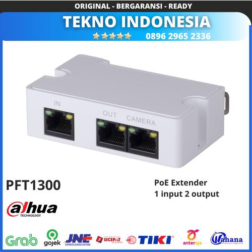 Jual PoE extender Dahua PFT1300 1 in 2 out 100 meter IP camera CCTV ...