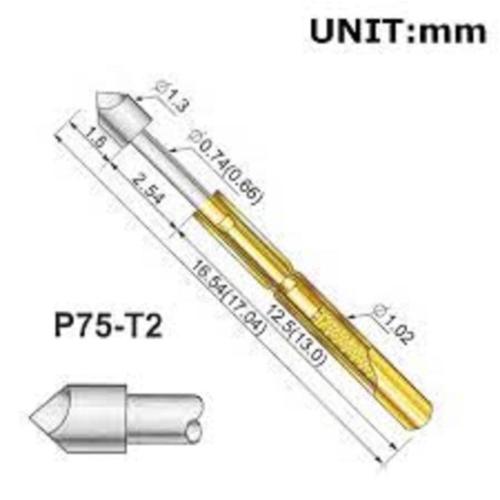 Jual Test Probes Pogo Pin Spring Loaded P50-T2 PCB Jarum UFI UFIBOX ...