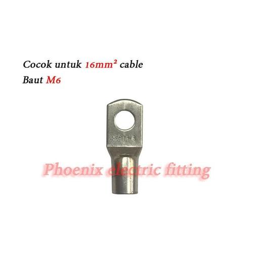Jual Skun Scun SC16-6 Import Copper Terminal Copper Cable Lug - Jakarta ...