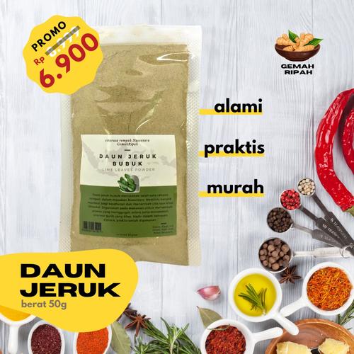 Jual Daun Jeruk Bubuk Daun Jeruk Purut Bubuk Daun Jeruk Kering Penyedap ...