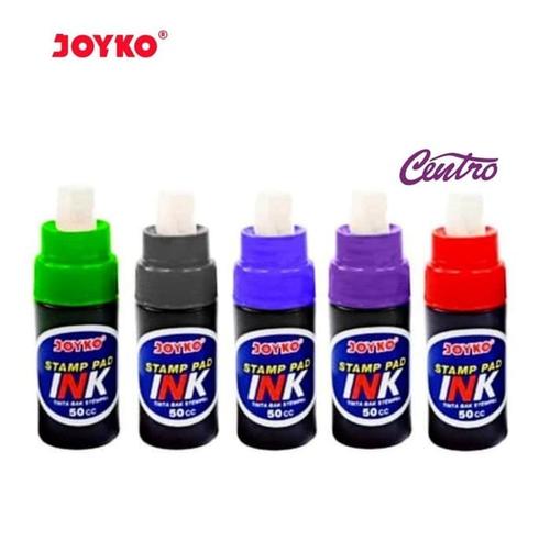 Jual Joyko Stamp Pad Ink Refill Isi Ulang Bak Tinta Stempel 50 cc Warna ...