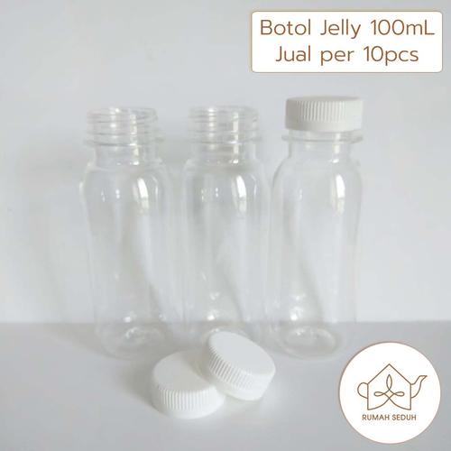 Jual Botol plastik 100mL - 110mL tutup putih TEBAL - Botol Jelly - Kota ...