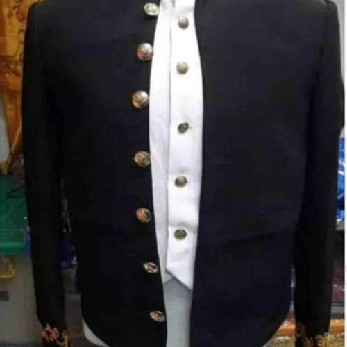 Jual Beskap Hewes / Beskap Sikepan / Baju Adat Jawa - Hitam, L - Kota ...