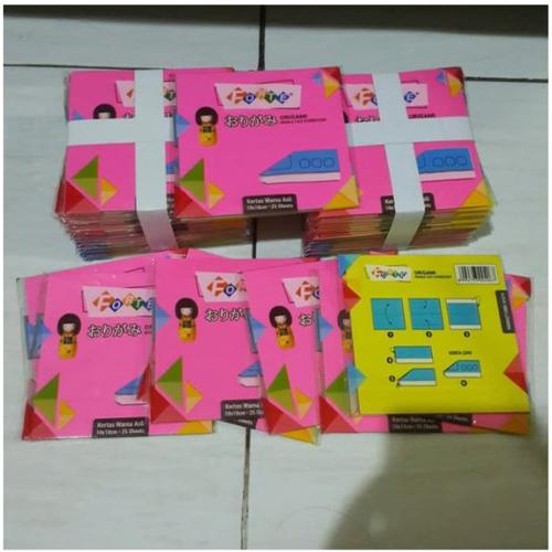 Jual Kertas lipat ( Origami ) Forte 10 x 10 cm - 25 lbr - Jakarta Barat ...
