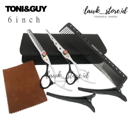 Jual Gunting tony and guy premium 6 inch / set gunting potong rambut ...