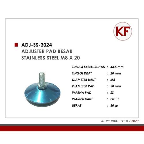 Jual 022 KF product ADJUSTER PAD BESAR SS M8 X 20 - Kota Tangerang - KF product | Tokopedia