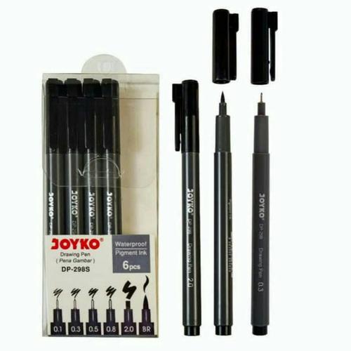 Jual drawing pen joyko/pen gambar joyko/ set 6 - Jakarta Utara - MDM ...